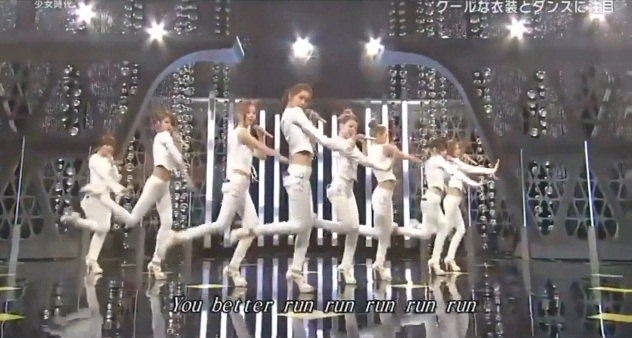 Shoujo Jidai (SNSD) performs "Run, Devil, Run" on Music Japan | tokyohive