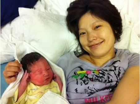 Mori Kimiko gives birth to her first baby | tokyohive