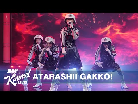 Watch ATARASHII GAKKO! Performs "Tokyo Calling" on Jimmy Kimmel Live ...
